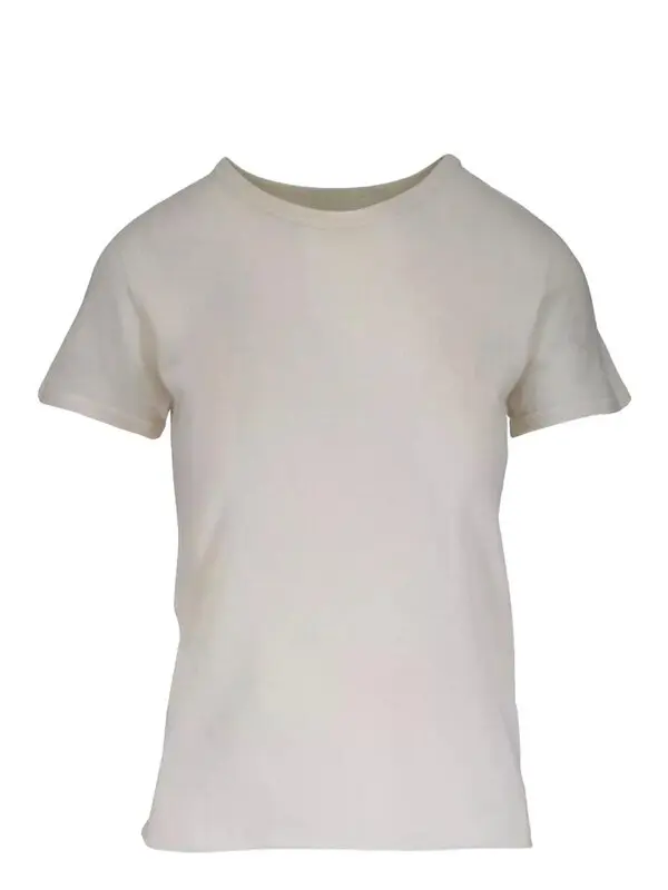 Majestic Filatures Fine-knit Crew-neck T-shirt - Neutrals