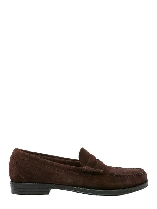G.H.BASS Easy Weejuns Larson Suede Loafers - Brown