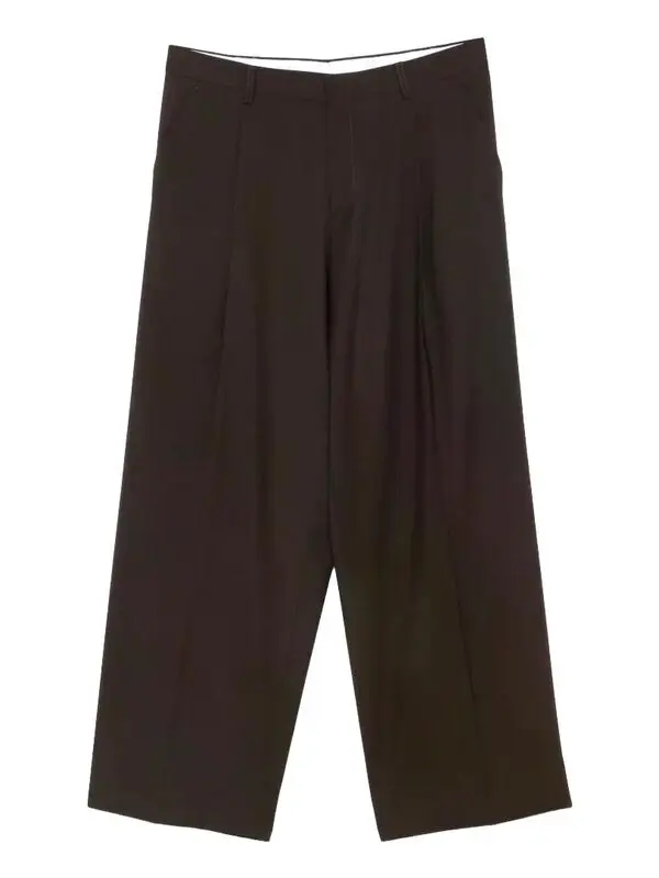 BE ABLE Pleated Trousers - Brown