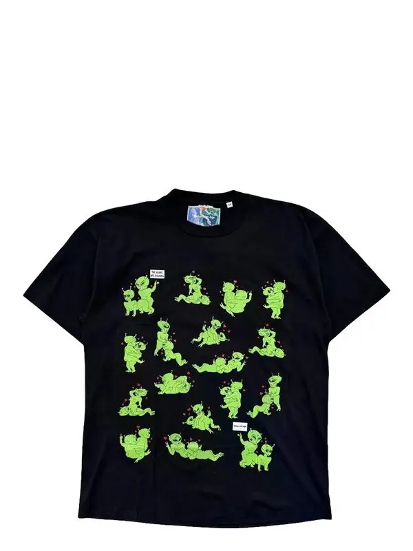 BETTER WITH AGE Area 69 Graphic-print T-shirt - Black