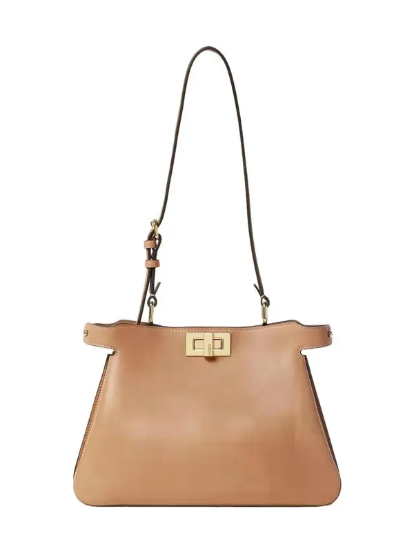 Fendi Small Peekaboo Tote Bag - Brown