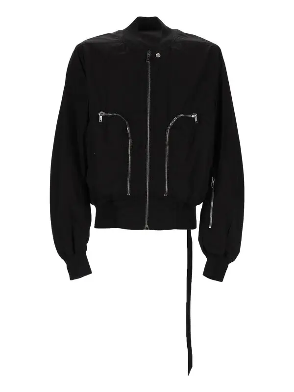 Rick Owens Bauhaus Flight Jacket - Black
