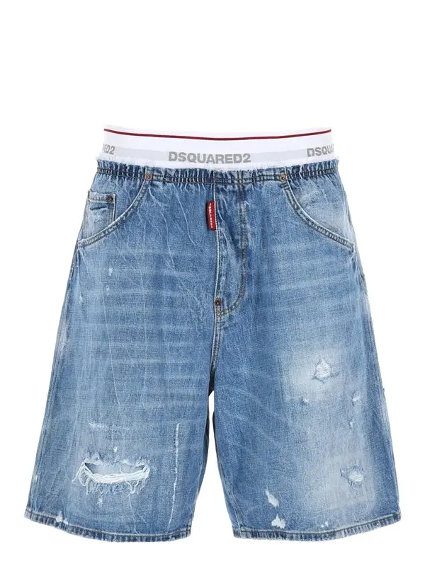 Dsquared2 Surfer” Logo Shorts - Blue