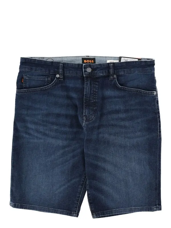 BOSS Shorts With Logo Patch - Blue