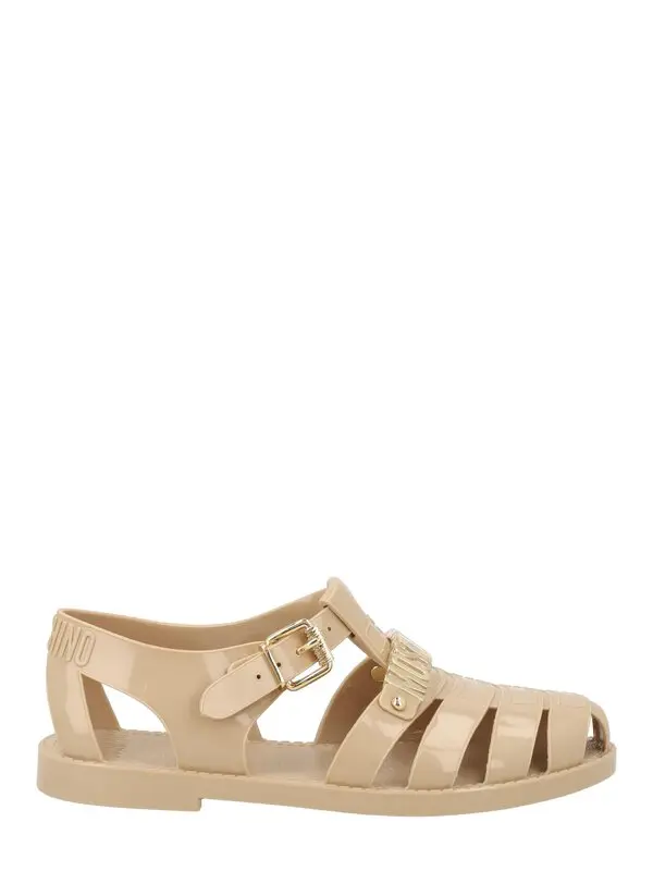 Moschino Sandalo Jelly Sandals - Beige