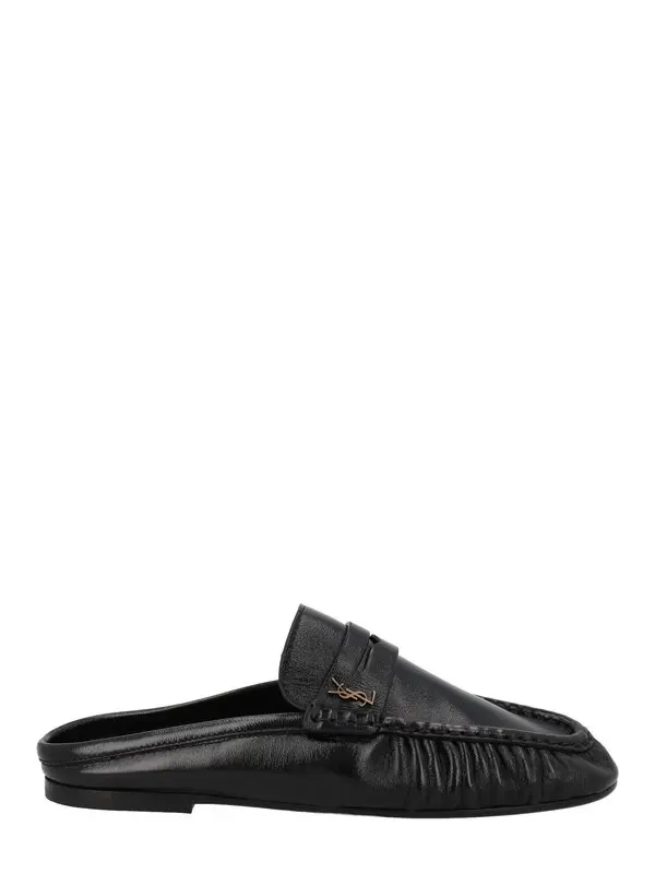 Saint Laurent Mules Le Loafer - Black