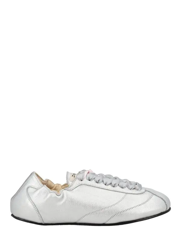 Repetto Tennis Silk Sneaker - Silver