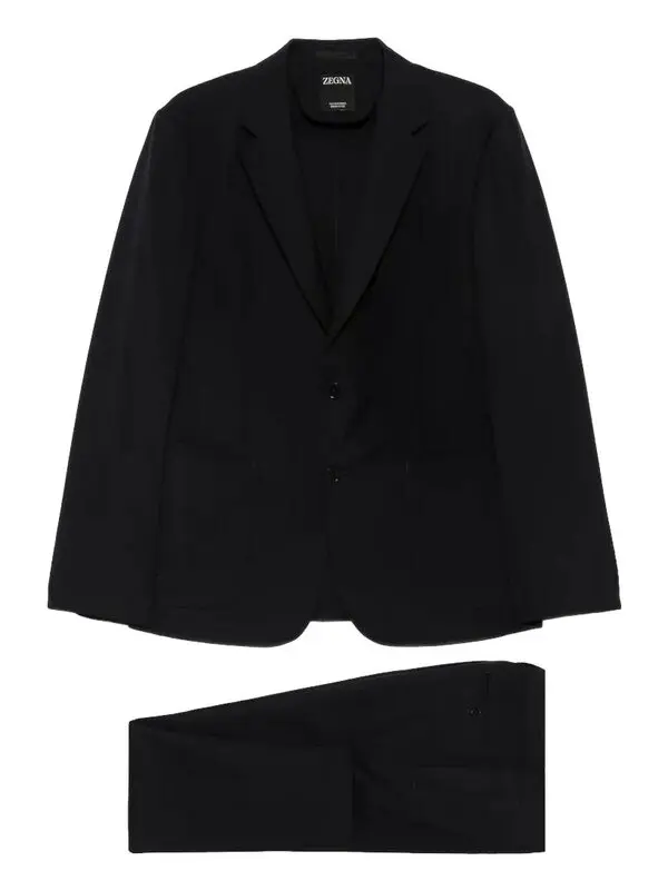 Zegna Single-breasted Suit - Black