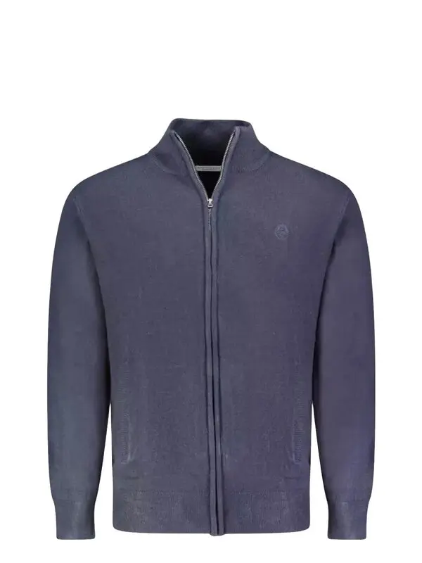 NORTH SAILS Zip-up Logo Patch Sweatshirt - Blue