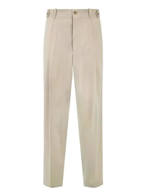 BILLIONAIRE Relaxed-fit Tailored Trousers - Neutrals
