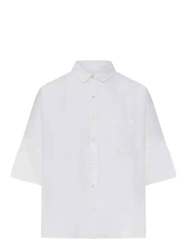 120% Lino Linen Shirt - White