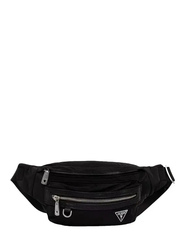 Guess Berlin Logo-patch Belt Bag - Black
