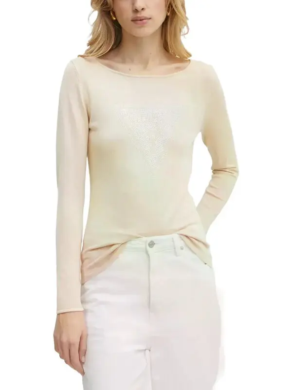 Guess Long-sleeved T-shirt - Neutrals