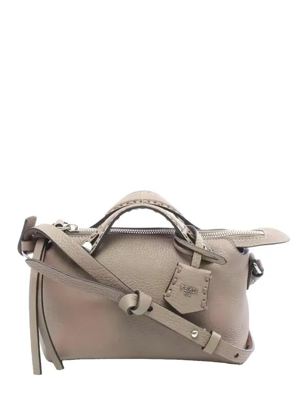 Fendi The Selleria Mini Satchel Bag - Neutrals