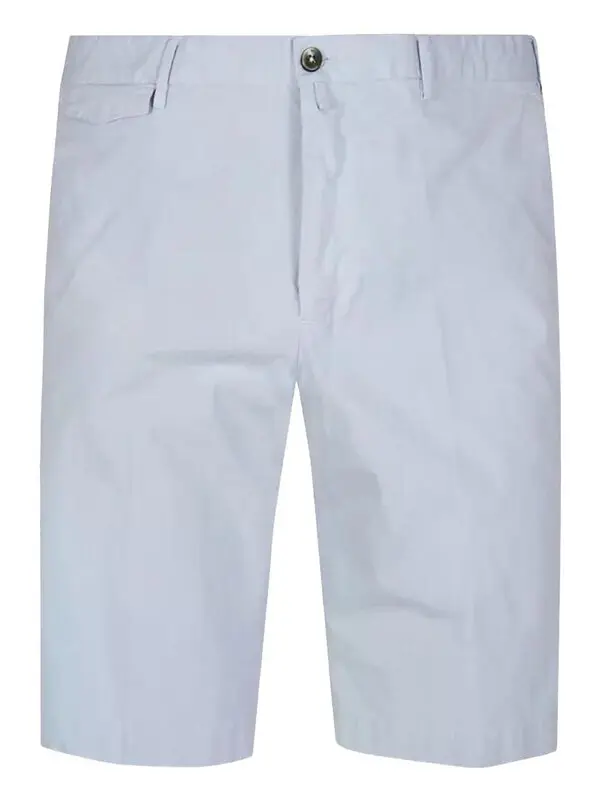 PT TORINO Button-fastening Cotton Shorts - Grey