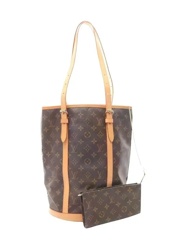 LOUIS VUITTON Monogram Canvas Bucket Gm Shoulder Bag - Brown