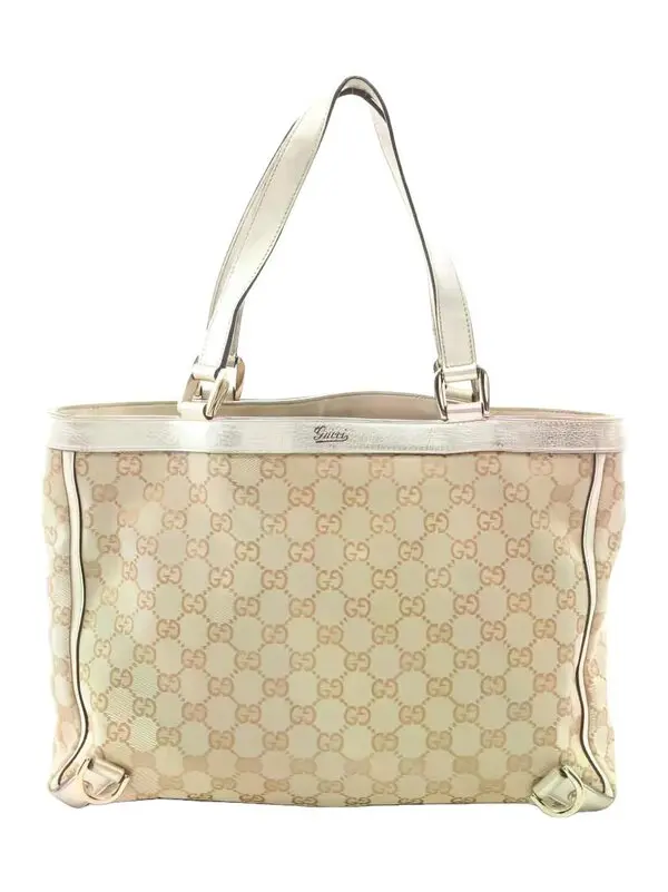 Gucci 2000s Abby Gg Canvas Tote - Neutrals