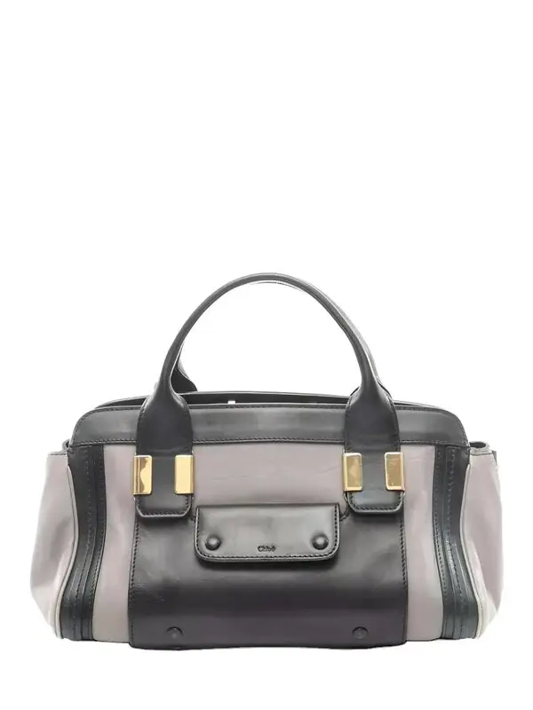 Chloé 2000s Alice Leather Tote Bag - Grey