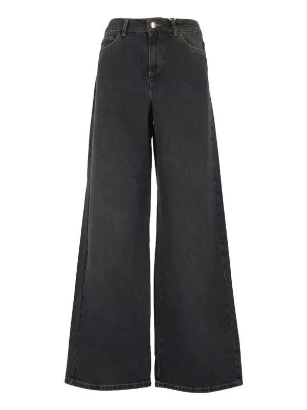 Marella Emme Wide-leg Jeans - Black