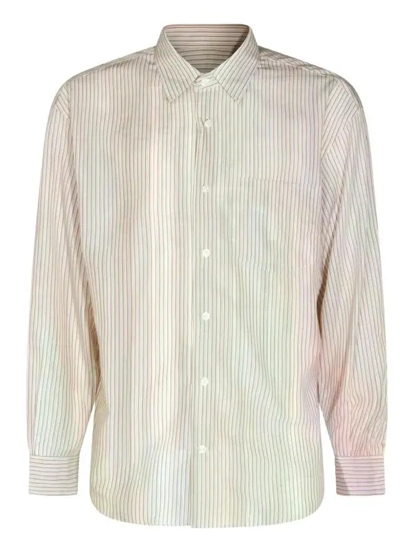 Altea Striped Long-sleeve Shirt - Neutrals