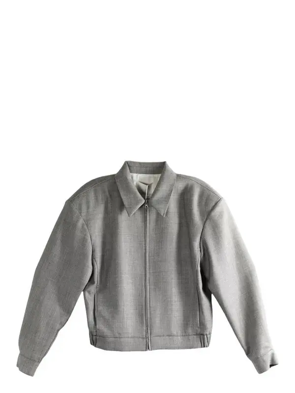 AMOMENTO Zip-up Jacket - Grey
