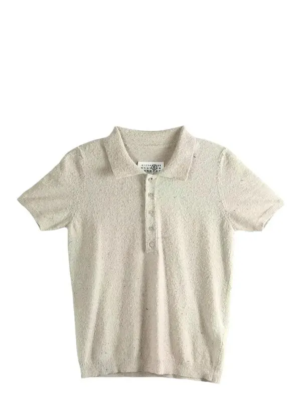 MAISON MARGIELA Short-sleeve Polo Shirt - Neutrals