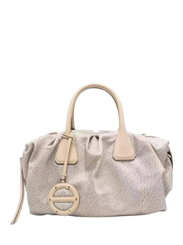 Borbonese Vis A Vis Gathered Tote Bag - Neutrals