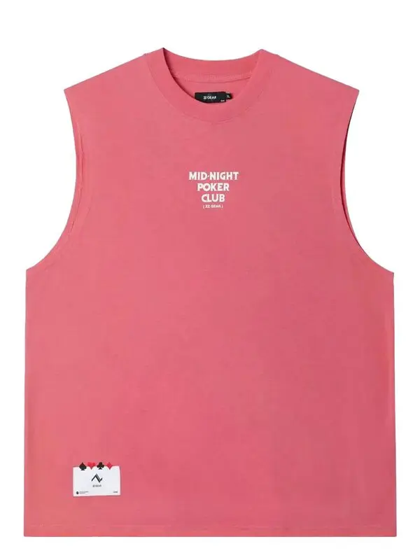 Izzue Graphic-print Sleeveless Top - Pink