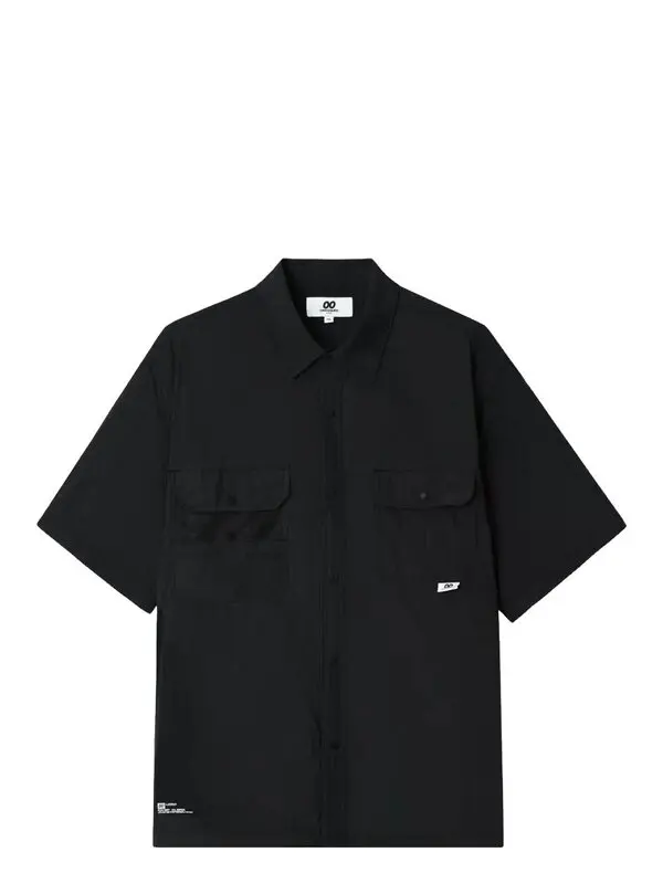CHOCOOLATE Short-sleeve Utility Shirt - Black