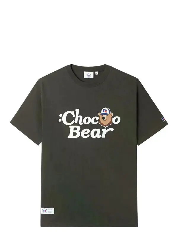 CHOCOOLATE Graphic-print Cotton T-shirt - Grey