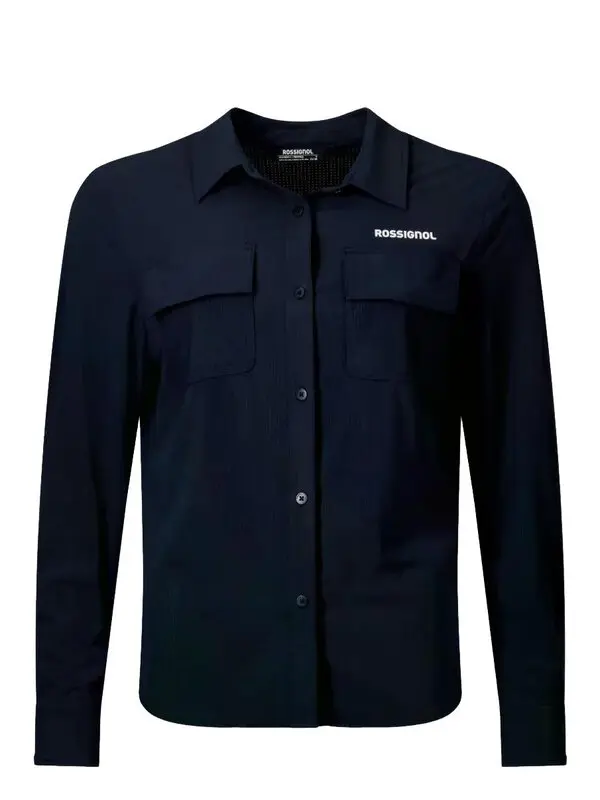 Rossignol Long-sleeve Pocket Shirt - Blue