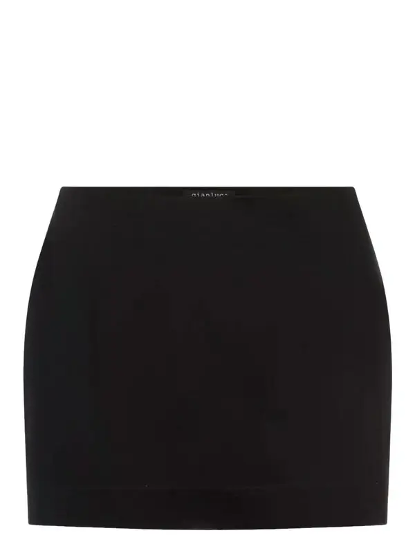 GIANLUCA CAPANNOLO Zip-fastening Mini Skirt - Black