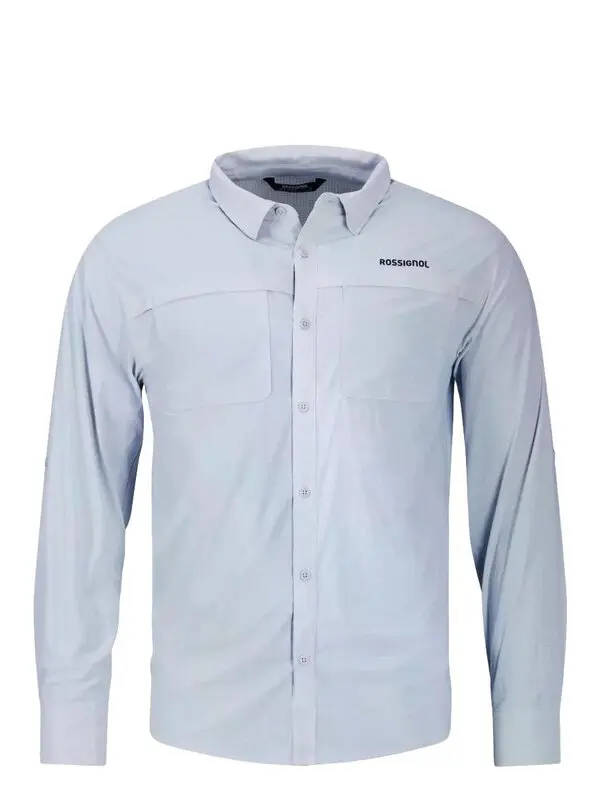 Rossignol Long-sleeve Logo-detail Shirt - Grey