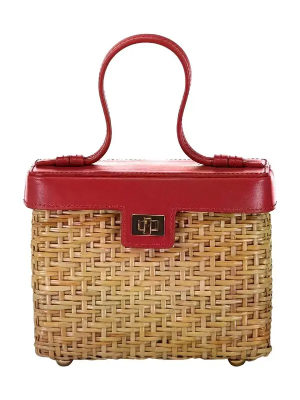 Poolside The Box Woven Top-handle Tote Bag - Neutrals