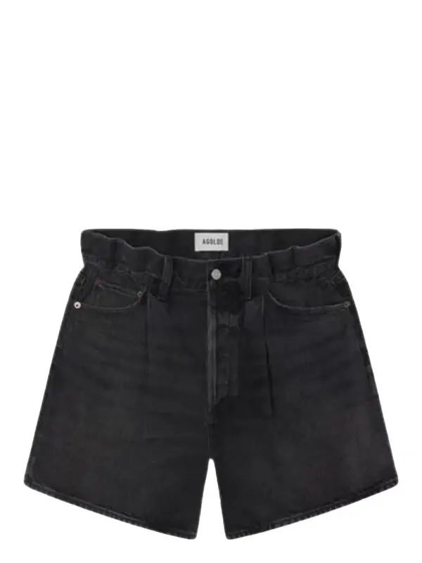 AGOLDE Lyonne High-waisted Shorts - Black