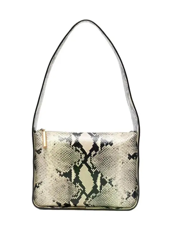 Khaite Lori Snakeskin Shoulder Bag - Neutrals