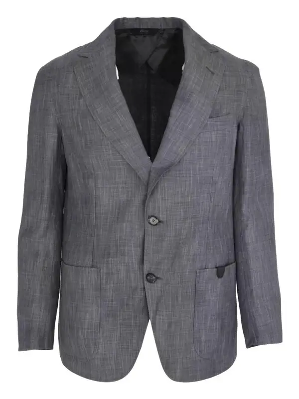 Brioni Leggera Single-breasted Jacket - Grey