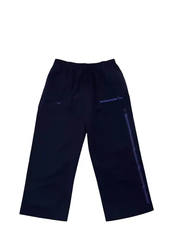 TRAVIS SCOTT X Fragment X Nike Tokyo Logo-print Trousers - Blue