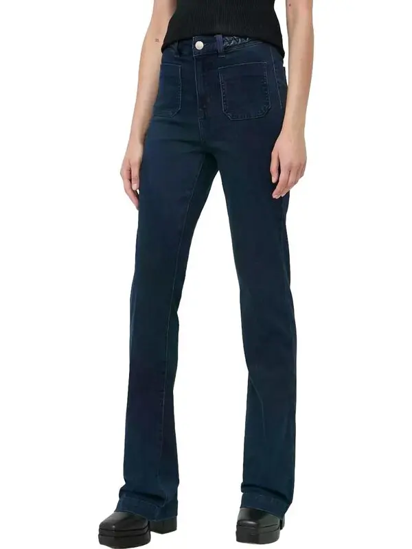 MORGAN High-waisted Flared Jeans - Blue