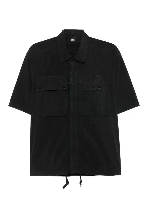 C.P. COMPANY Short-sleeve Shirt - Black