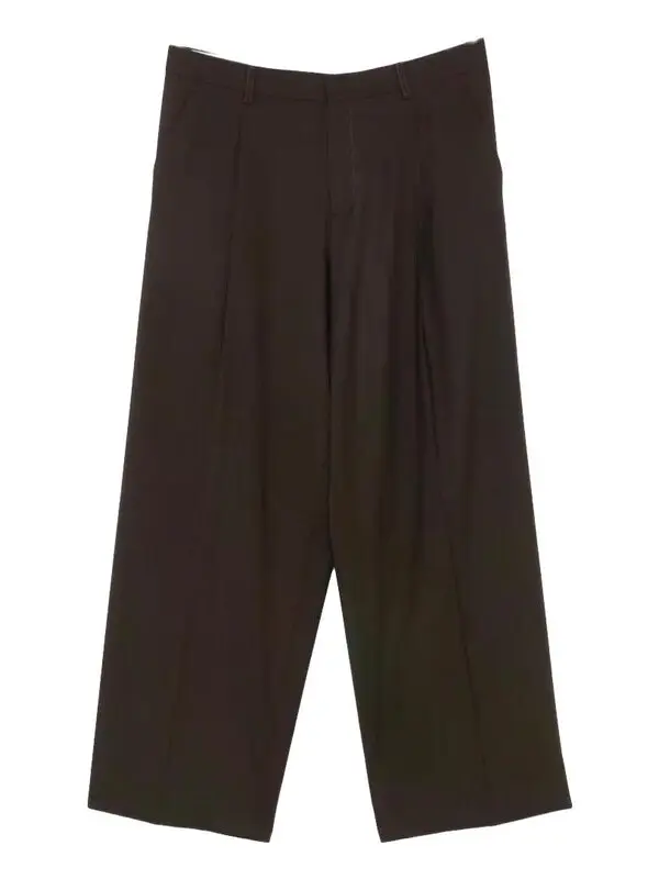 BE ABLE Pleated Trousers - Brown