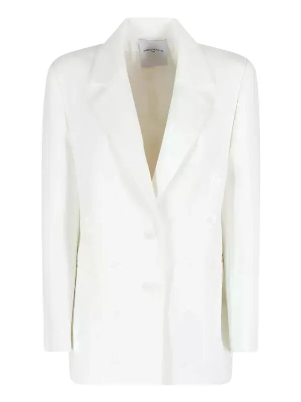 ISABELLE BLANCHE Single-breasted Blazer - White