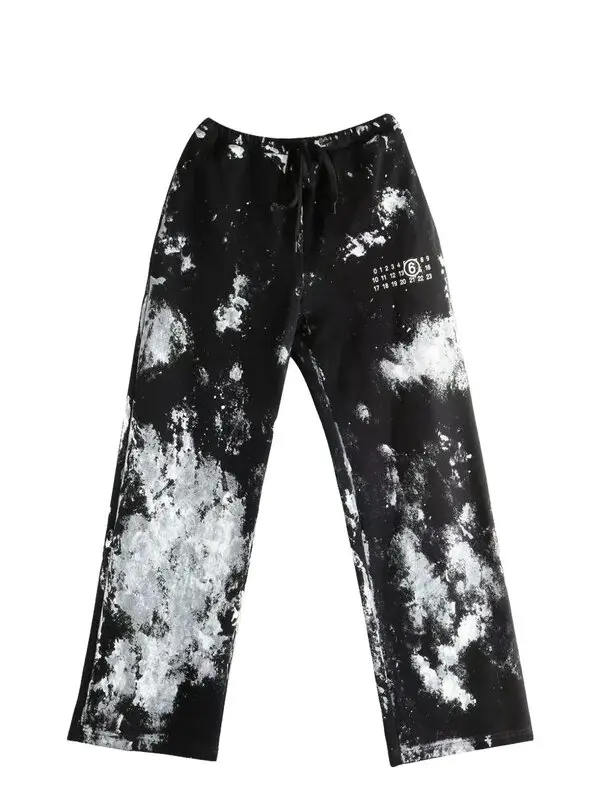 MAISON MARGIELA Tie-dye Track Pants - Black