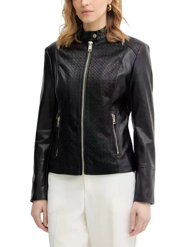 Guess Woven-panel Jacket - Black