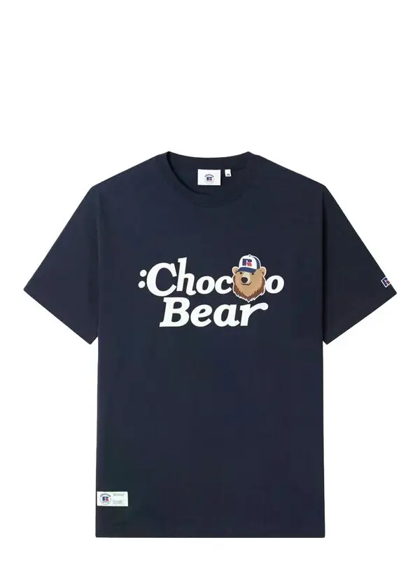 CHOCOOLATE Bear-motif T-shirt - Blue