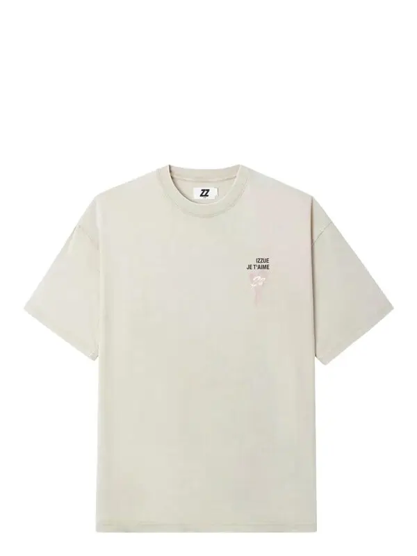Izzue Graphic-print Short-sleeve T-shirt - Neutrals