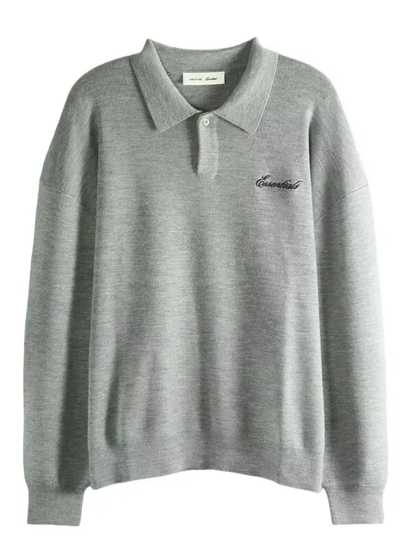 Fear Of God Signature 90's Polo Shirt - Grey