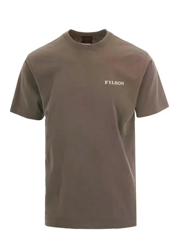 Filson Logo-print Graphic-back T-shirt - Brown