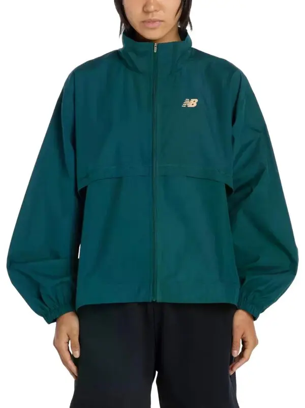 NEW BALANCE Trackside Woven Jacket - Green