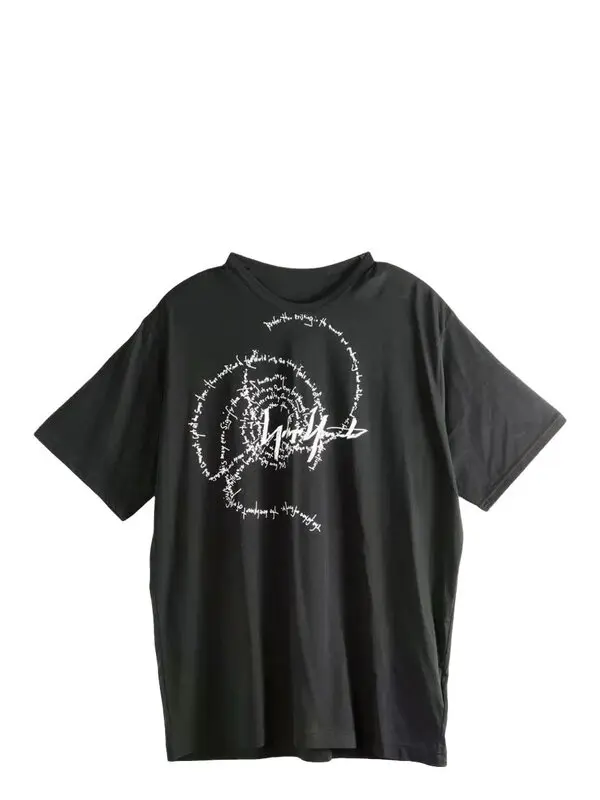 Yohji Yamamoto Graphic-print T-shirt - Black